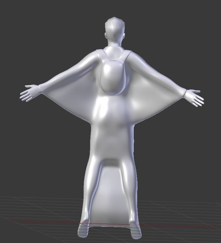 3D model skyDiver 3d model VR / AR / low-poly | CGTrader