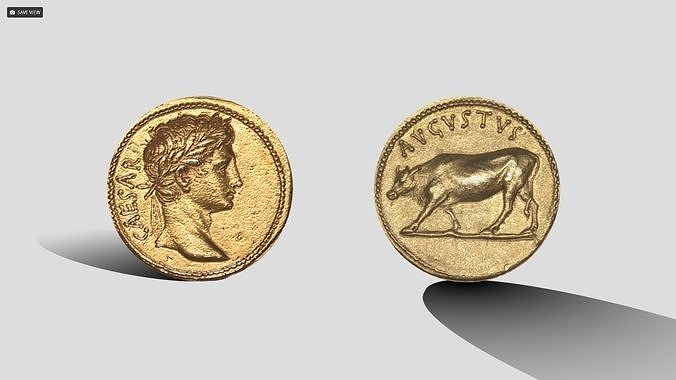 3D model Roman Coin VR / AR / low-poly | CGTrader