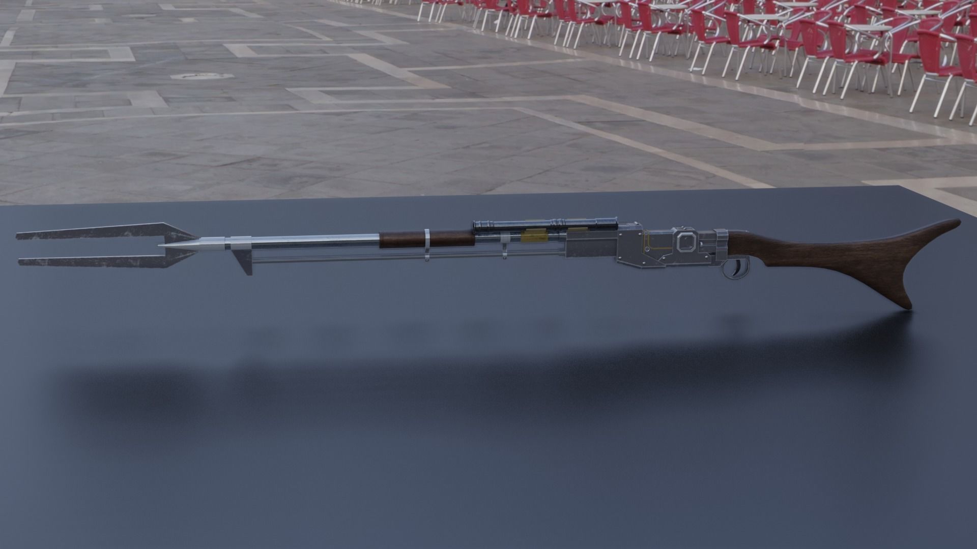 3D model Mandalorian Rifle VR / AR / low-poly | CGTrader