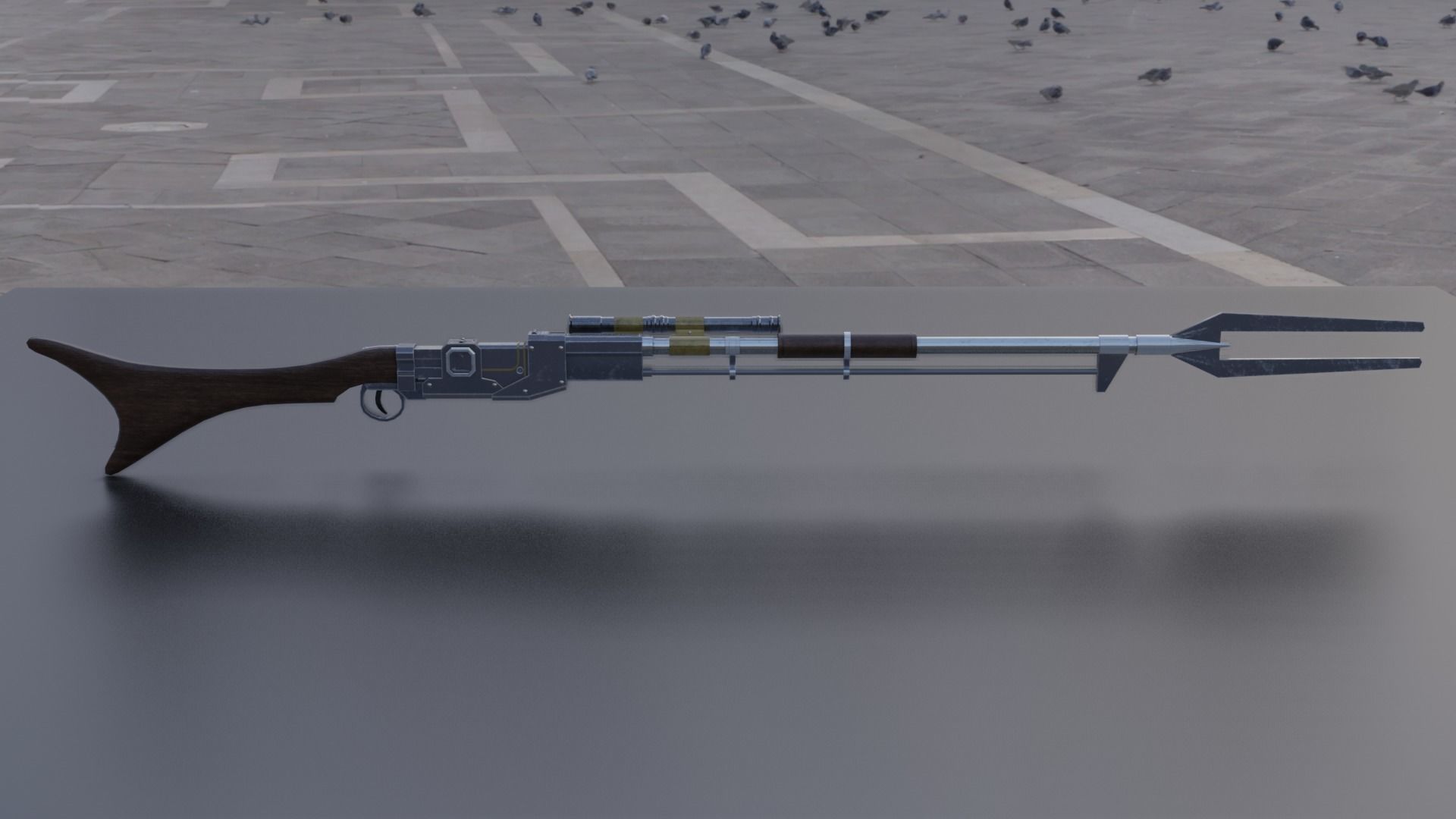 3D model Mandalorian Rifle VR / AR / low-poly | CGTrader