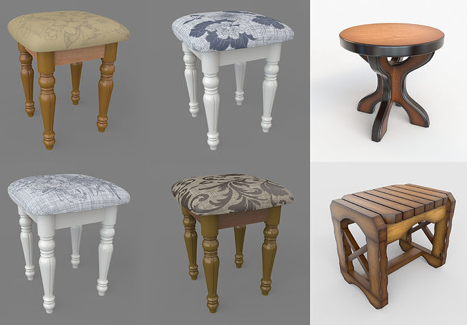 Stool 3D Model Collection | CGTrader
