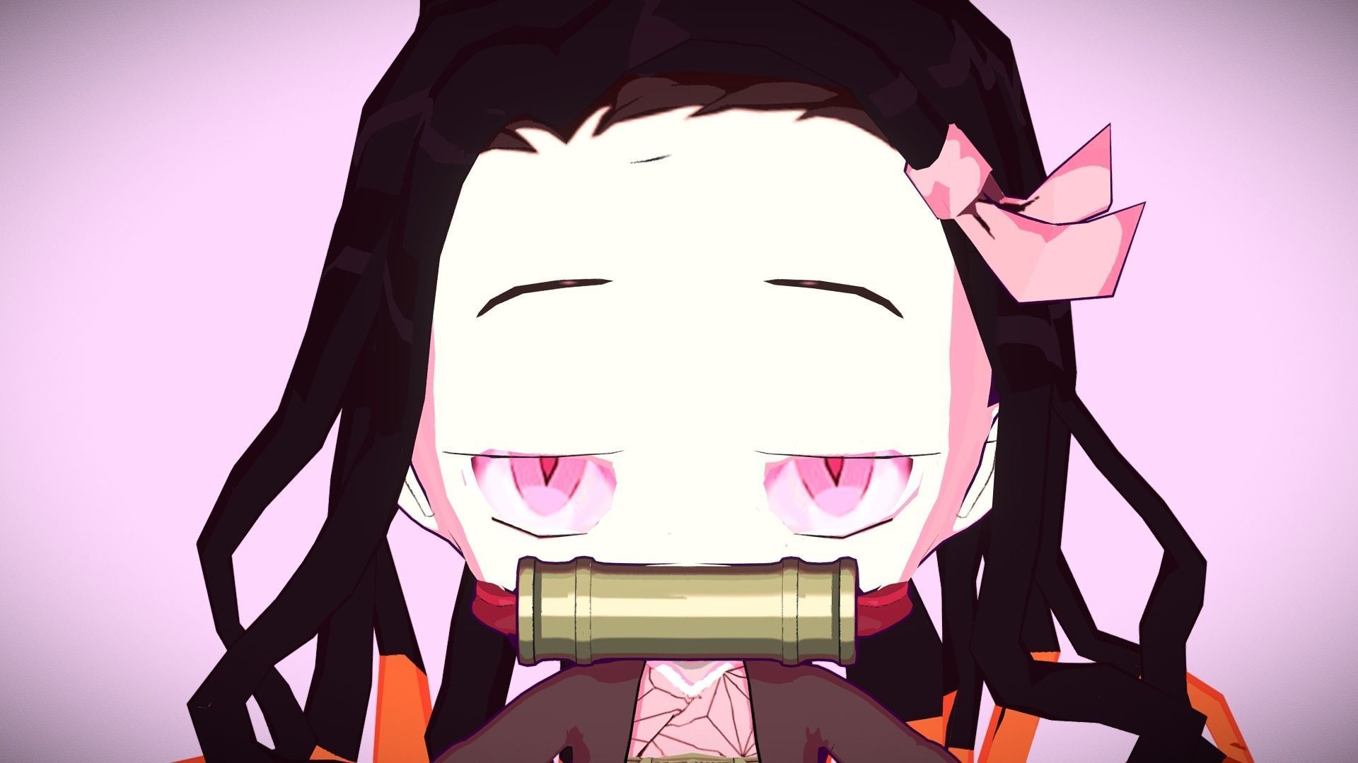 3D model Nezuko chibi from Kimetsu no yaiba VR / AR / low-poly | CGTrader