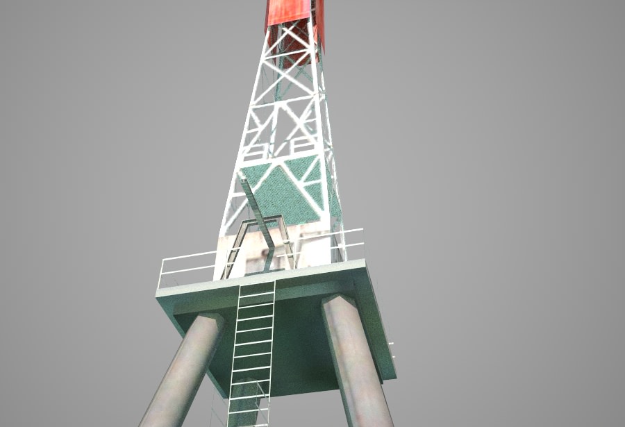 3D model The Creal Reef Lighthouse Low poly VR / AR / low-poly | CGTrader