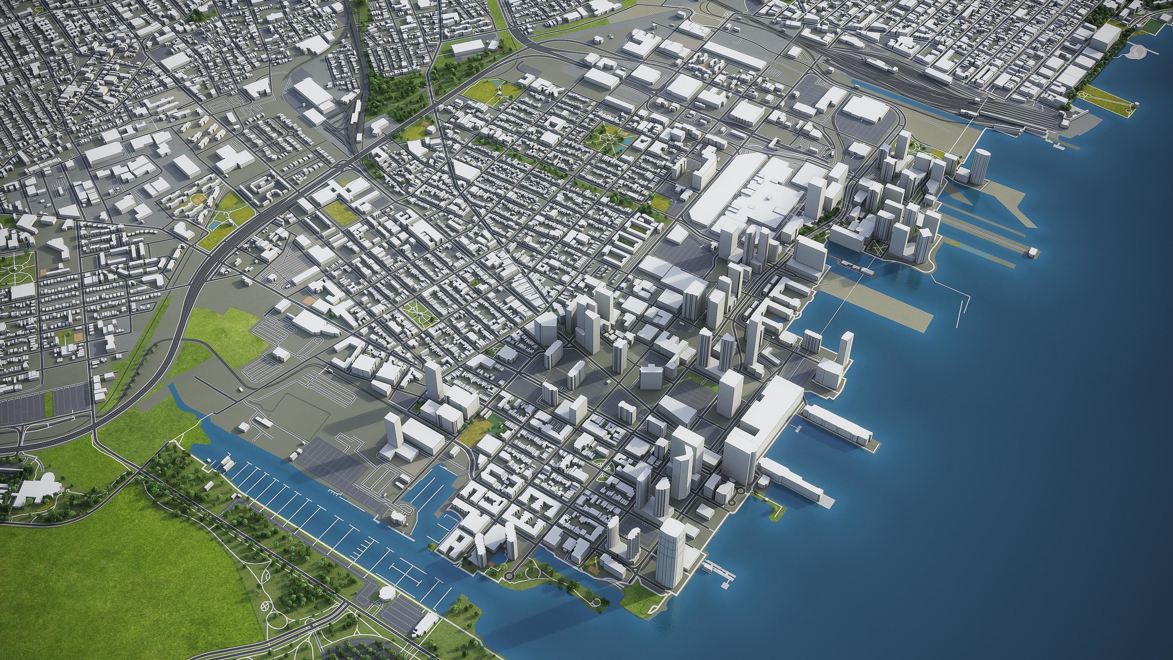 3D model Newark VR / AR / low-poly | CGTrader