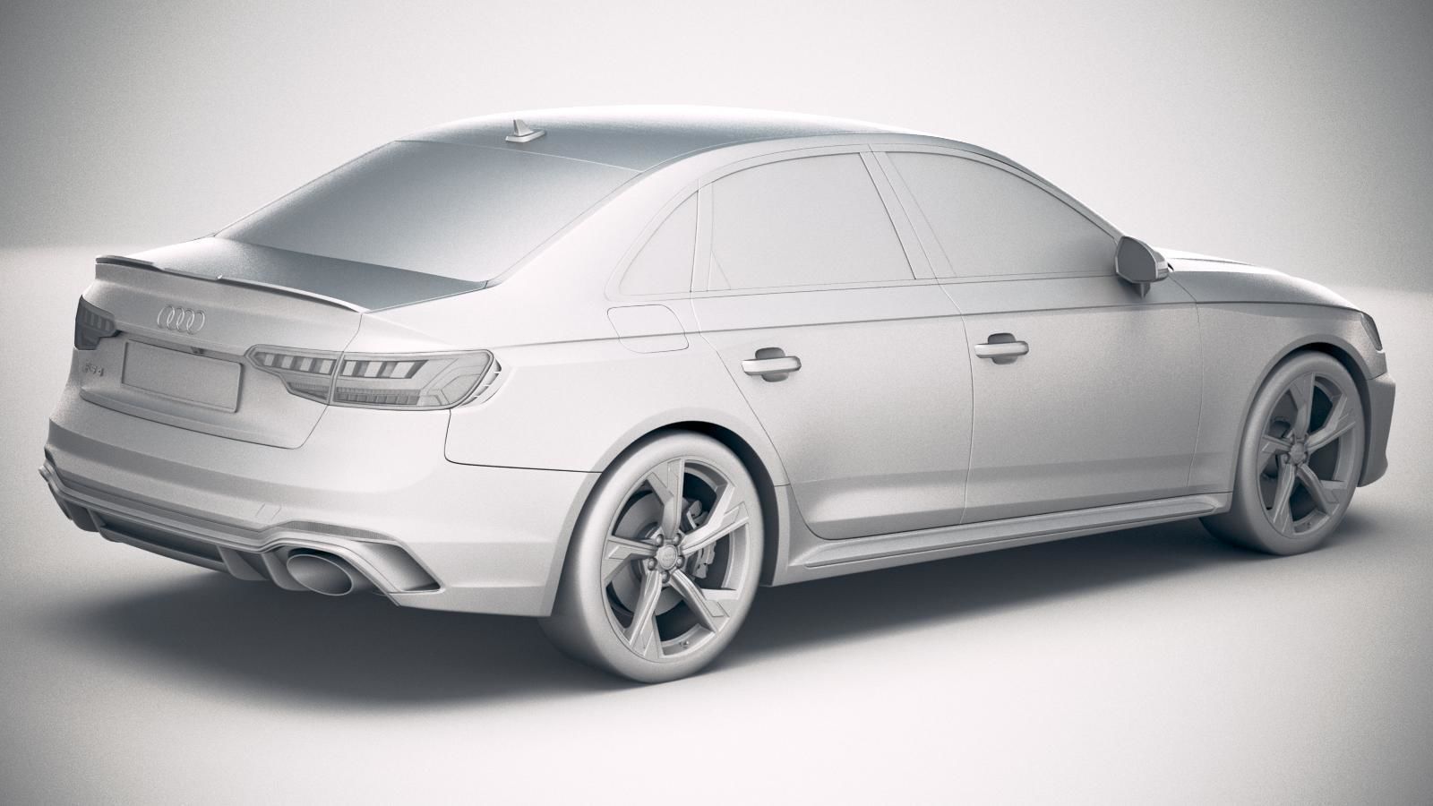 Audi RS4 Sedan 2020 3D model | CGTrader