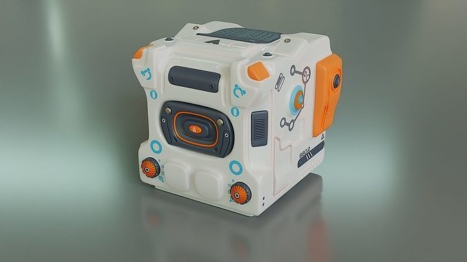 Futuristic telecommunication device design concept 3D model | CGTrader