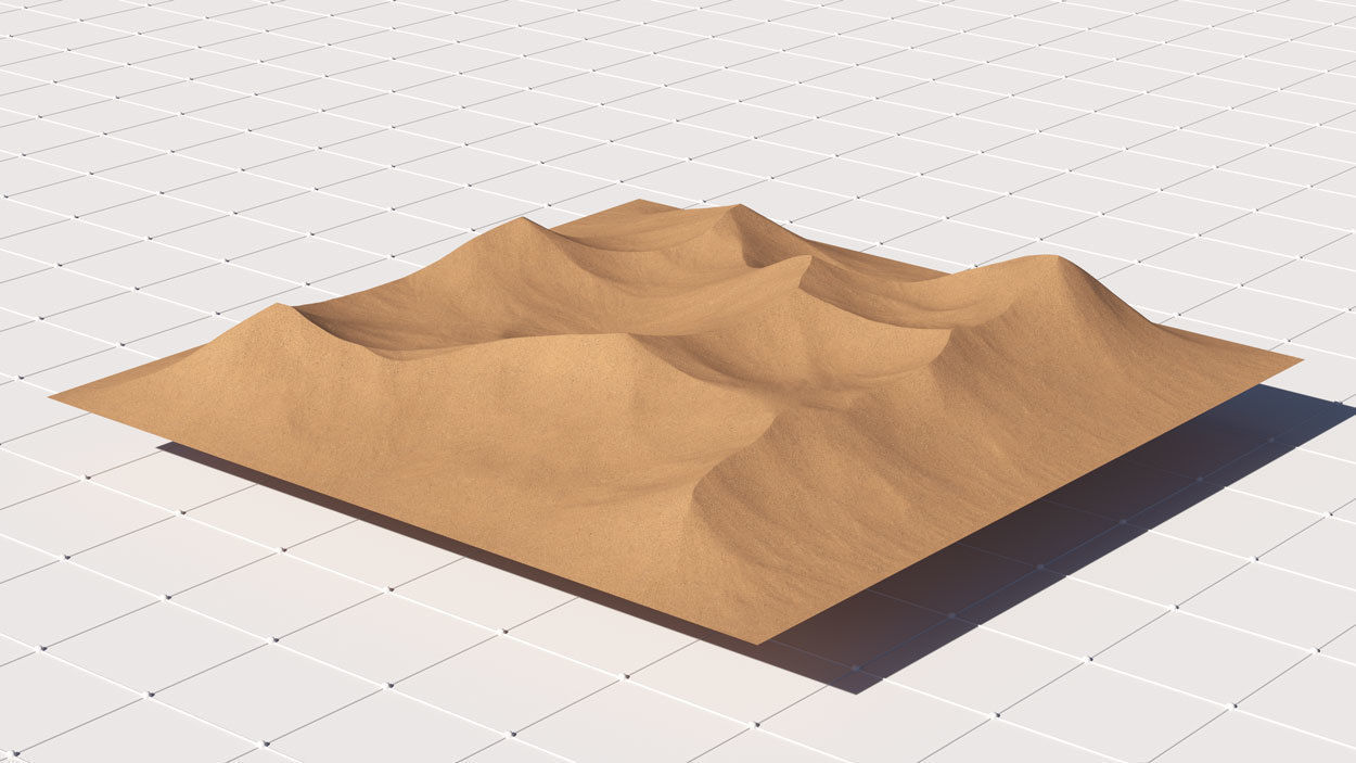 8K Desert Landscape Bundle - 6 Displacement - Height Maps 3D model ...