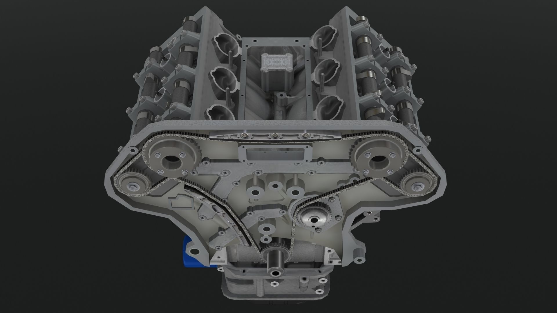 3D model Nissan 350z VQ35DE engine VR / AR / low-poly | CGTrader
