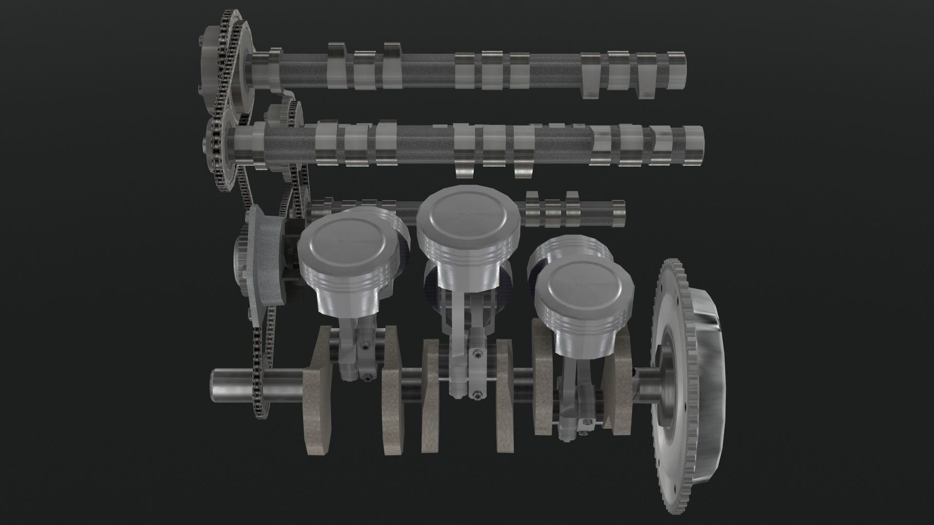 3D model Nissan 350z VQ35DE engine VR / AR / low-poly | CGTrader