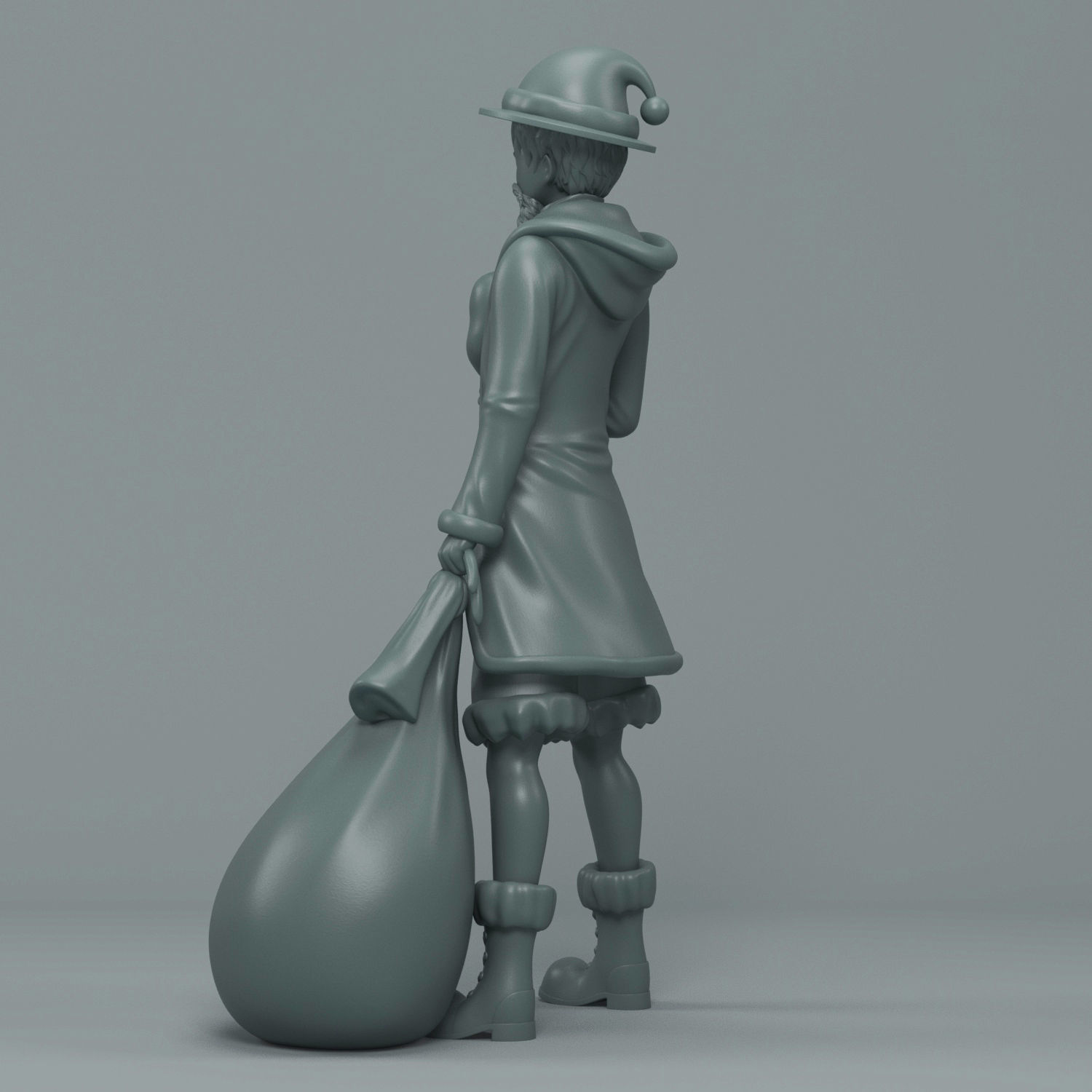 Santa Luffy 3D model 3D printable | CGTrader