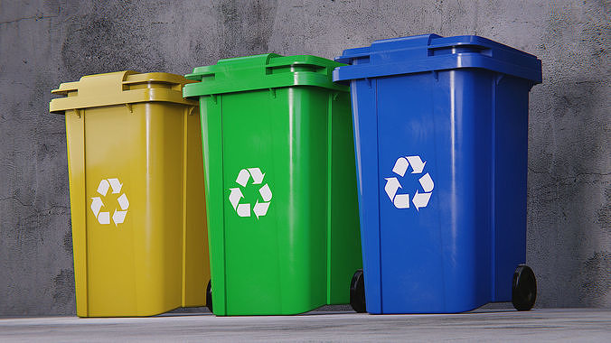 Recycle Bin 3D model | CGTrader