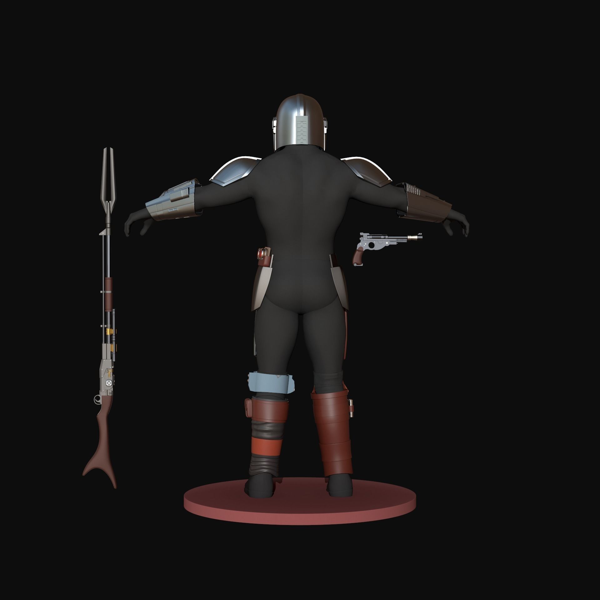 The Mandalorian Beskar Full Armor For Cosplay 3D model 3D printable ...