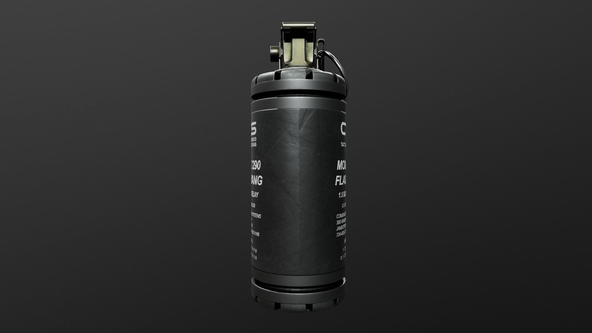 3D model CTS 7290 Flash Bang Grenade VR / AR / low-poly | CGTrader