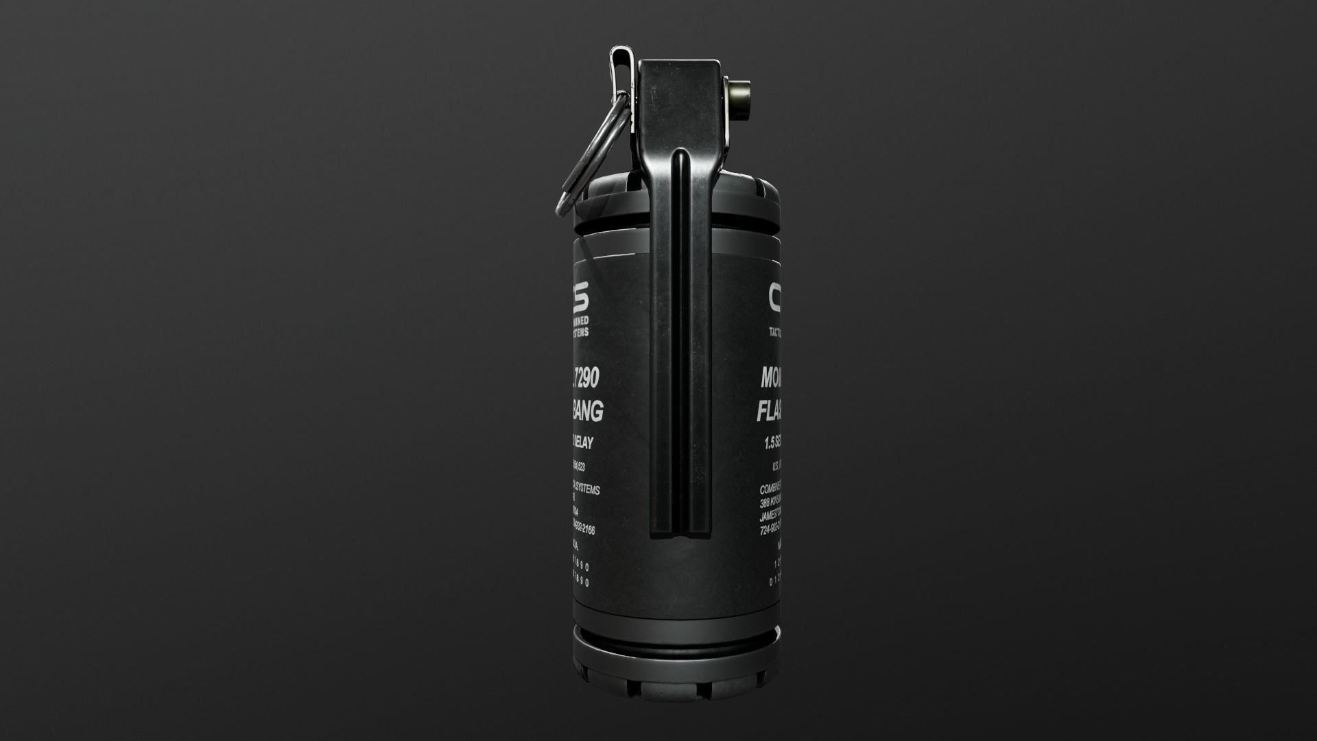 3D model CTS 7290 Flash Bang Grenade VR / AR / low-poly | CGTrader