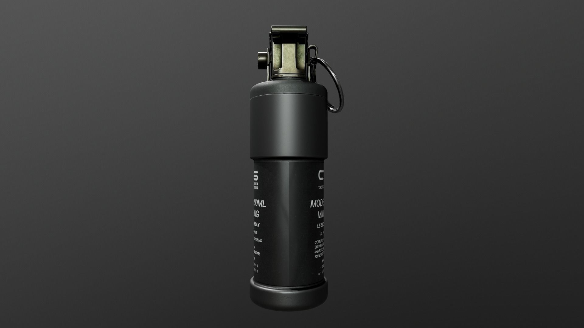 3D model CTS 7290ML Mini Flash Bang Grenade VR / AR / low-poly | CGTrader