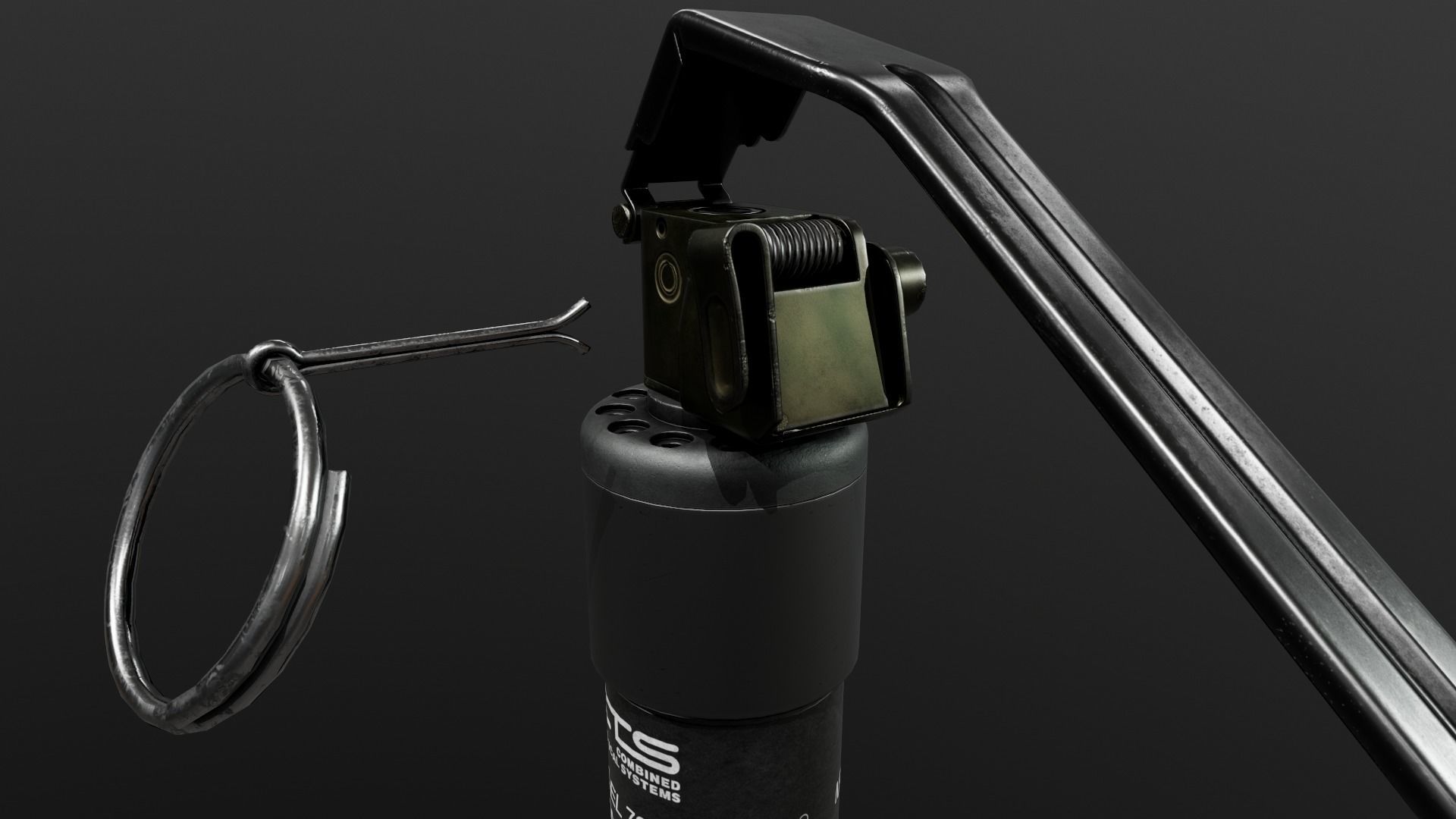 3D model CTS 7290ML Mini Flash Bang Grenade VR / AR / low-poly | CGTrader