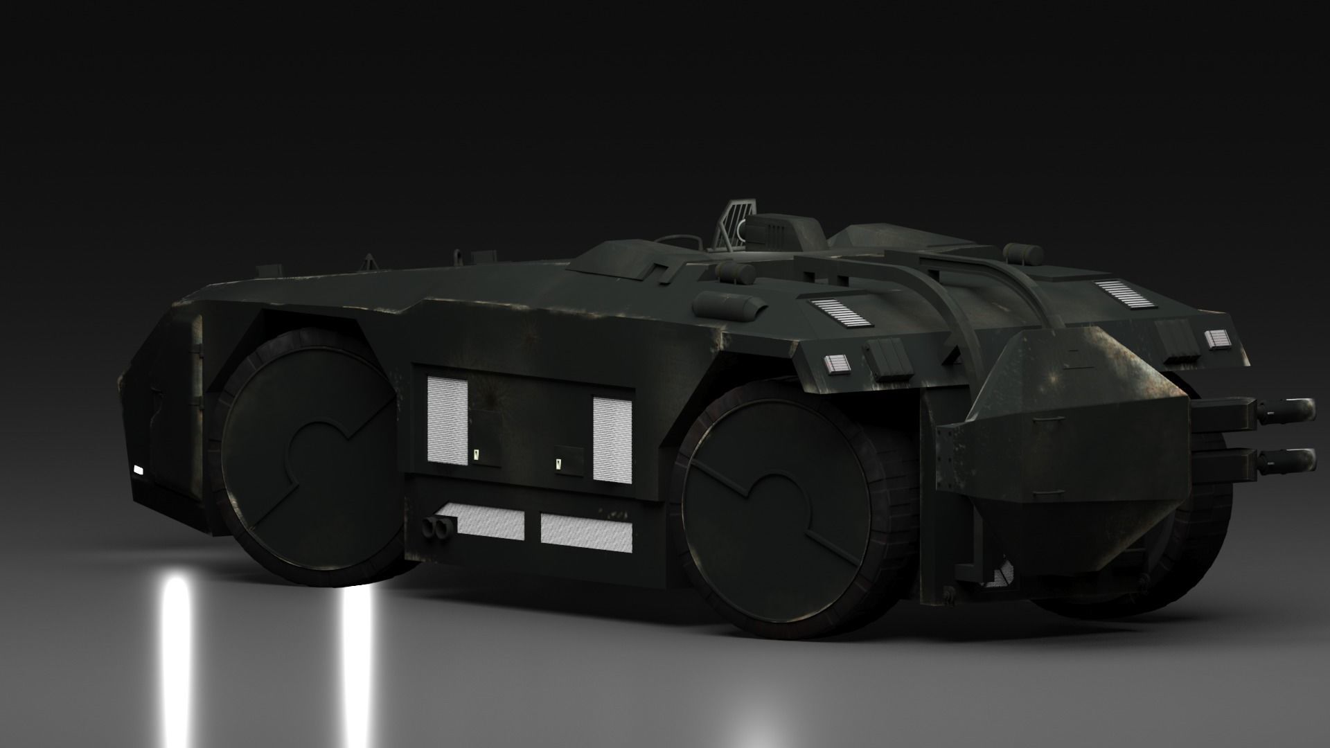 Aliens USMC APC free 3D model rigged | CGTrader
