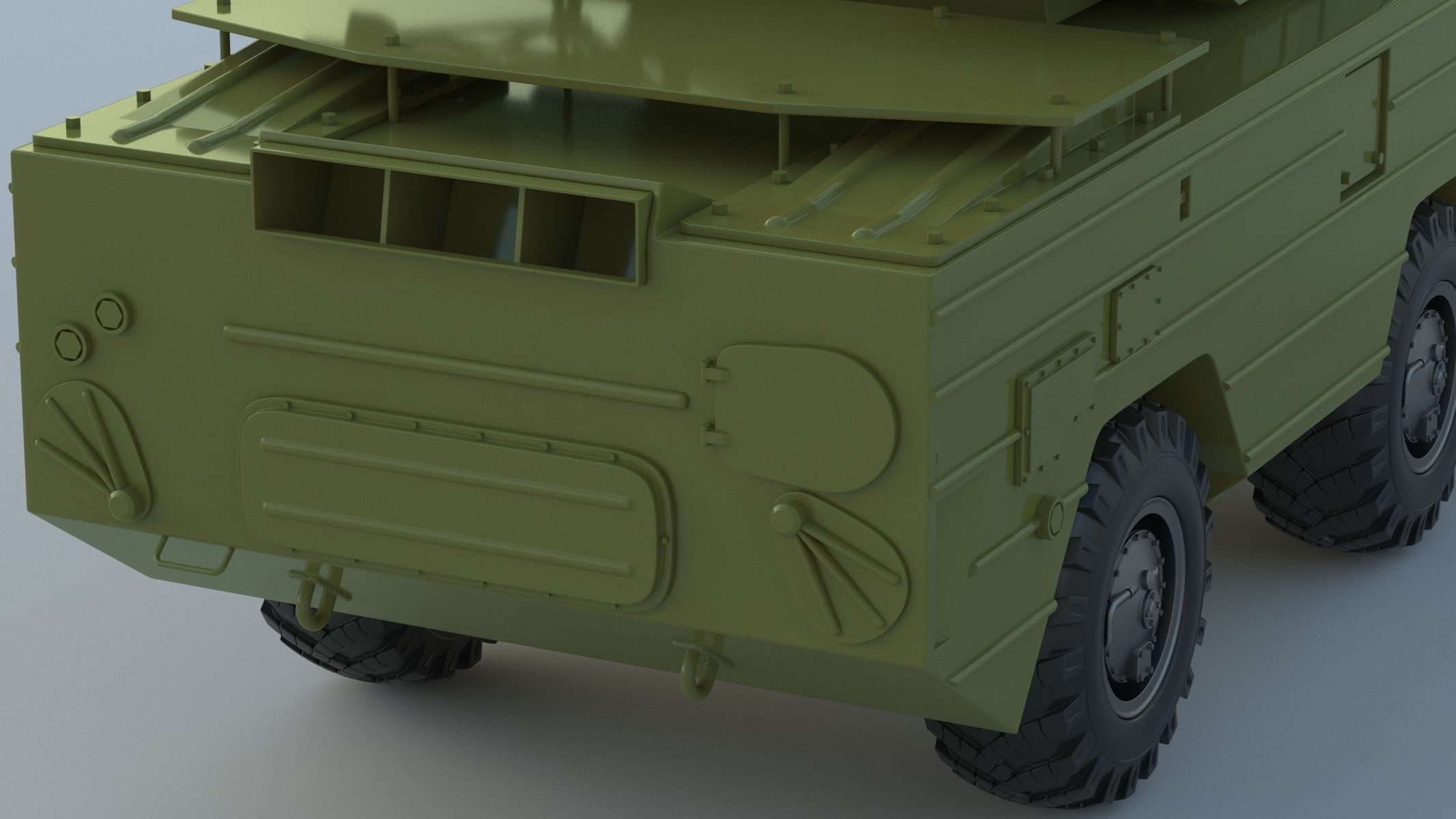 9K33 Osa SA-8 Gecko 3D model | CGTrader