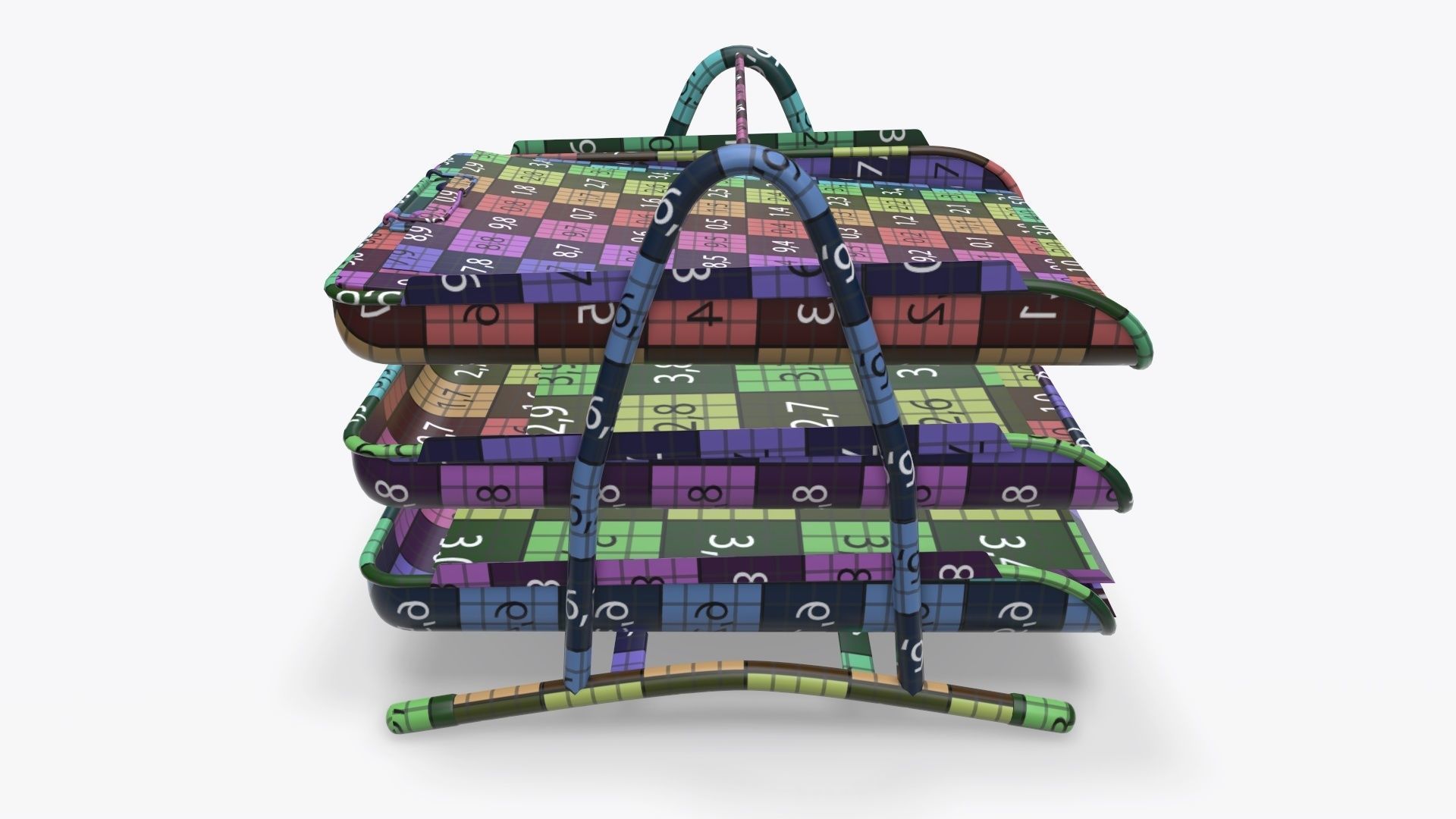 Paper mesh horizontal holder 02 3D model | CGTrader