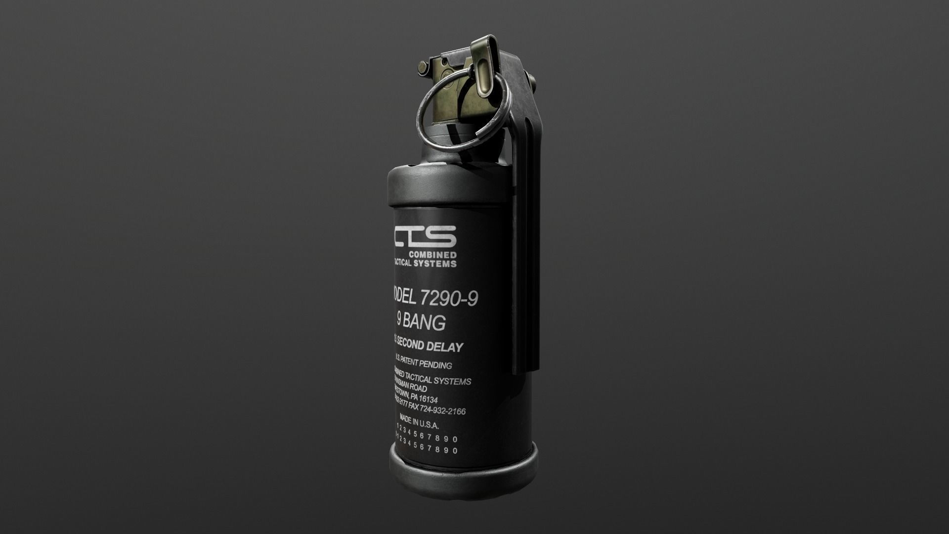 3D model CTS 7290-9 9-Bang Grenade VR / AR / low-poly | CGTrader