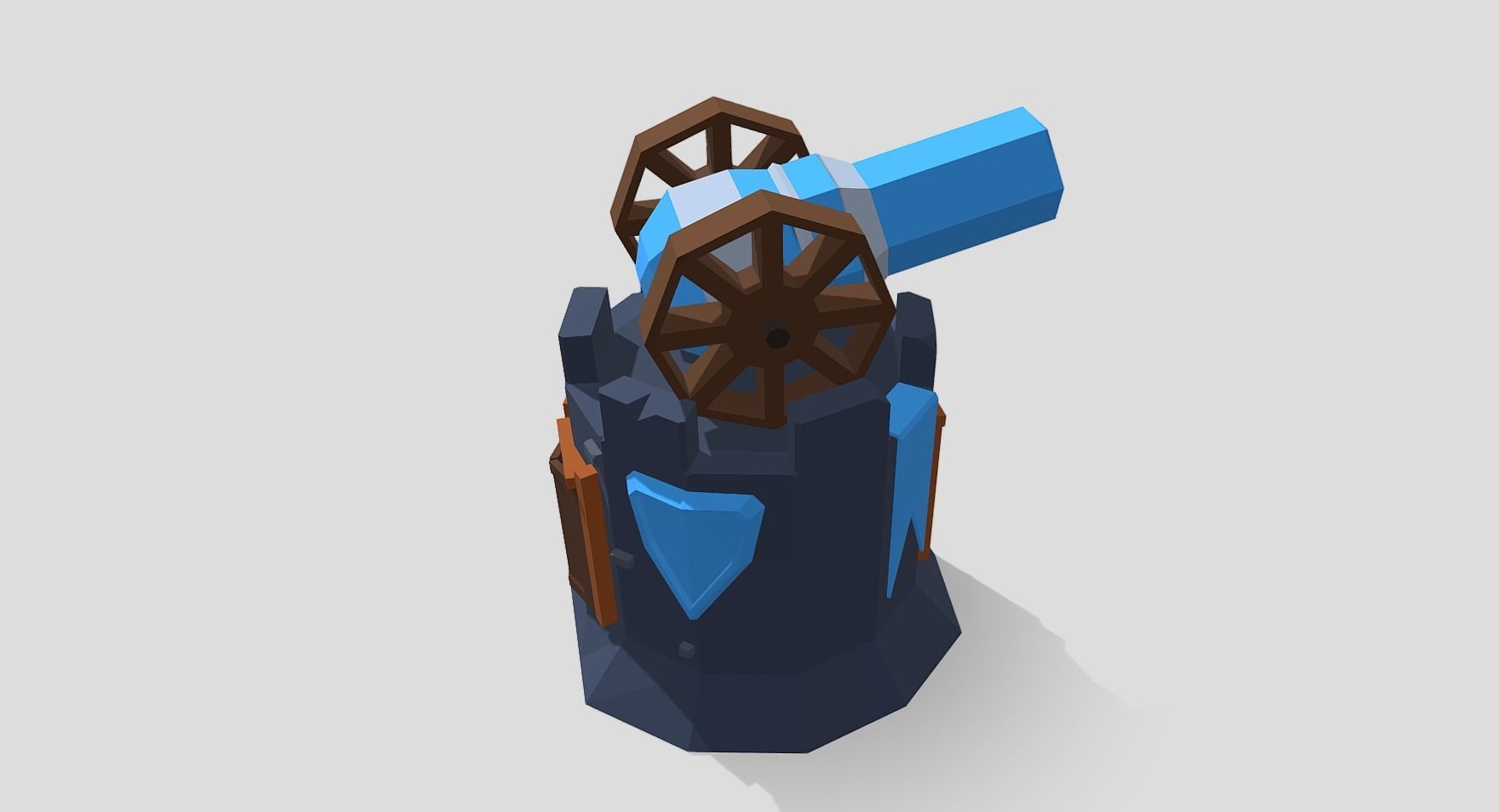 3D model Strategy game tower cannon VR / AR / low-poly | CGTrader