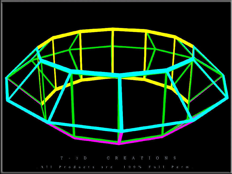 3D model Wire Torus 01 - Gold and Silver VR / AR / low-poly | CGTrader