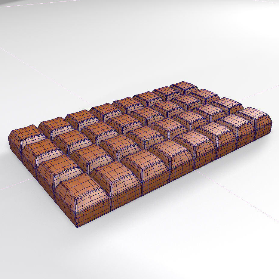 3D Chocolate Bar 3D model | CGTrader