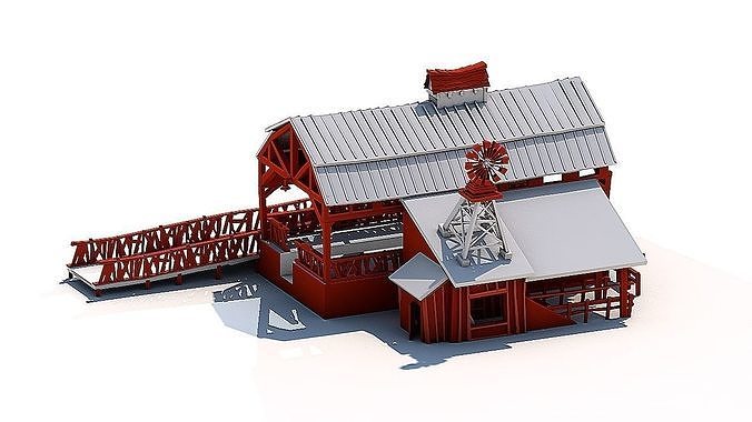 Village Farm 3D model | CGTrader