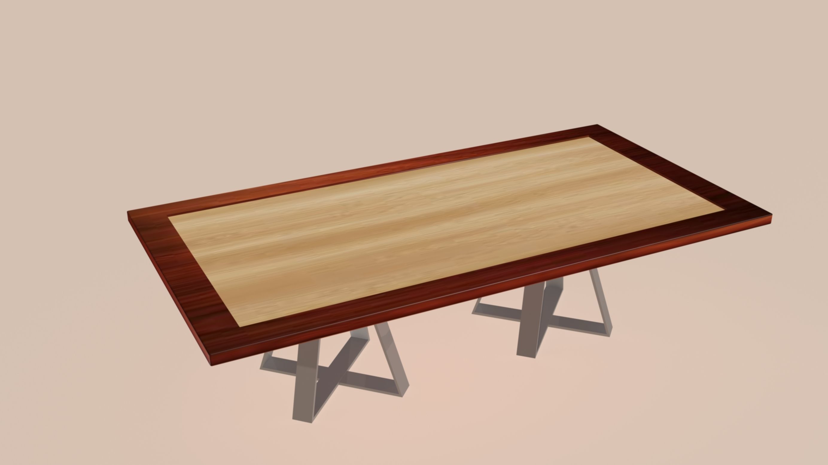 3D model Modern Loft Rectangle Table 3D model VR / AR / low-poly | CGTrader