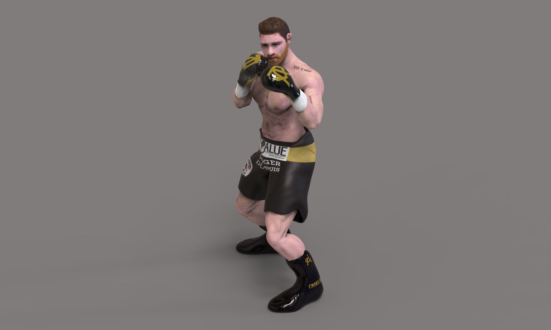 Canelo Alvarez Boxing 3D model 3D printable | CGTrader