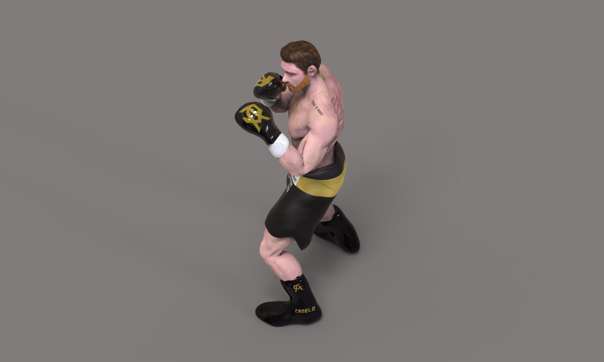 Canelo Alvarez Boxing 3D model 3D printable | CGTrader