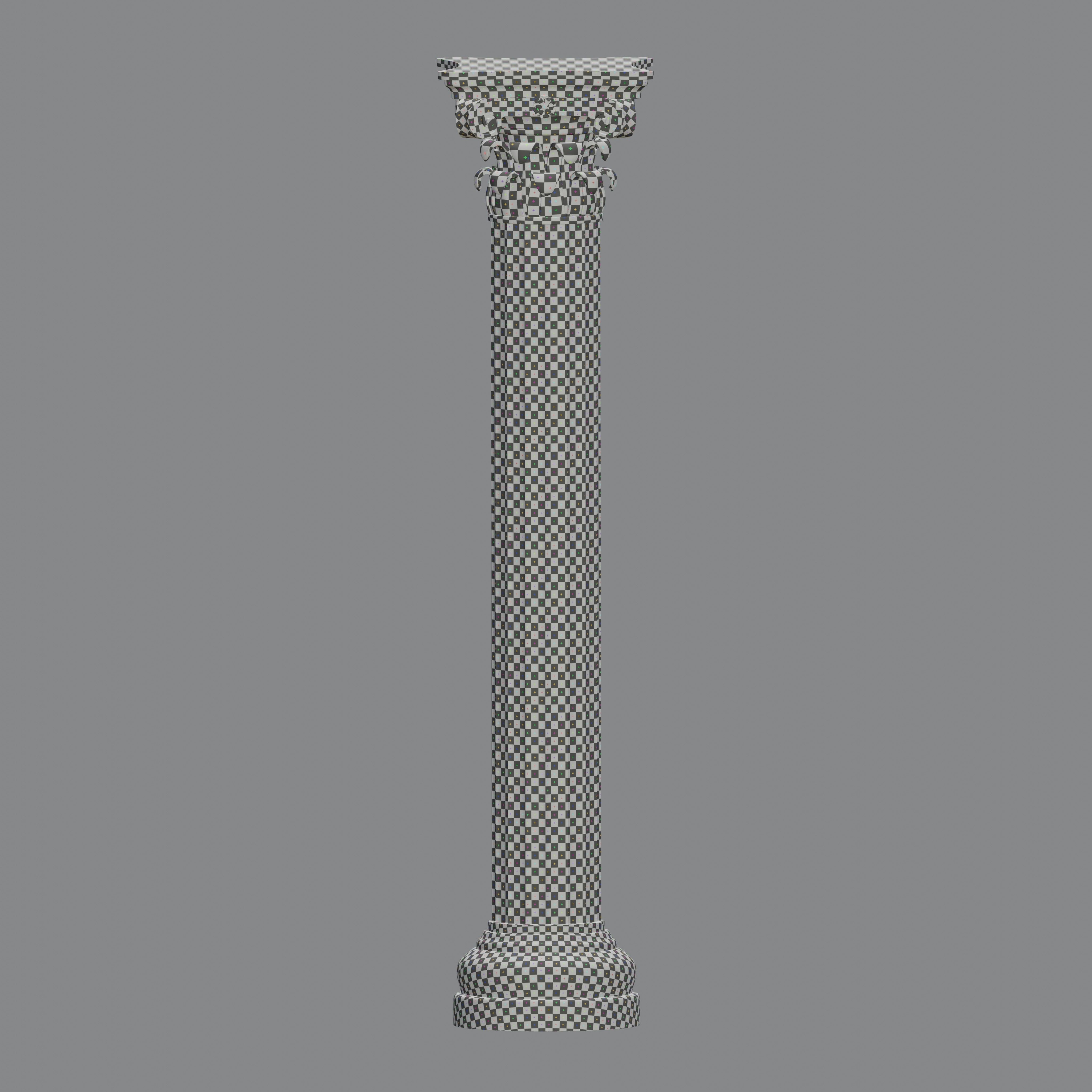 3D model Composite column VR / AR / low-poly | CGTrader