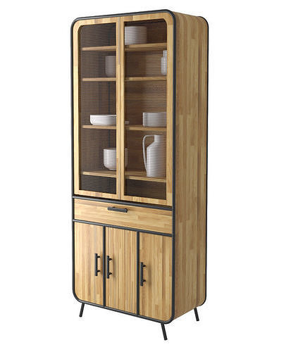 Wooden cabinet with netting 3D model | CGTrader
