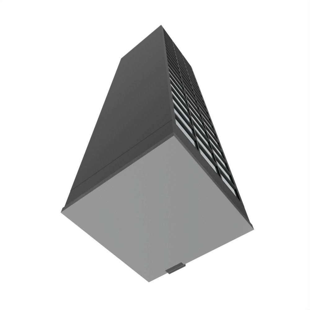 Black Brick Building 3D model | CGTrader