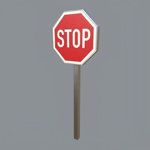 Stop Sign 3D model | CGTrader