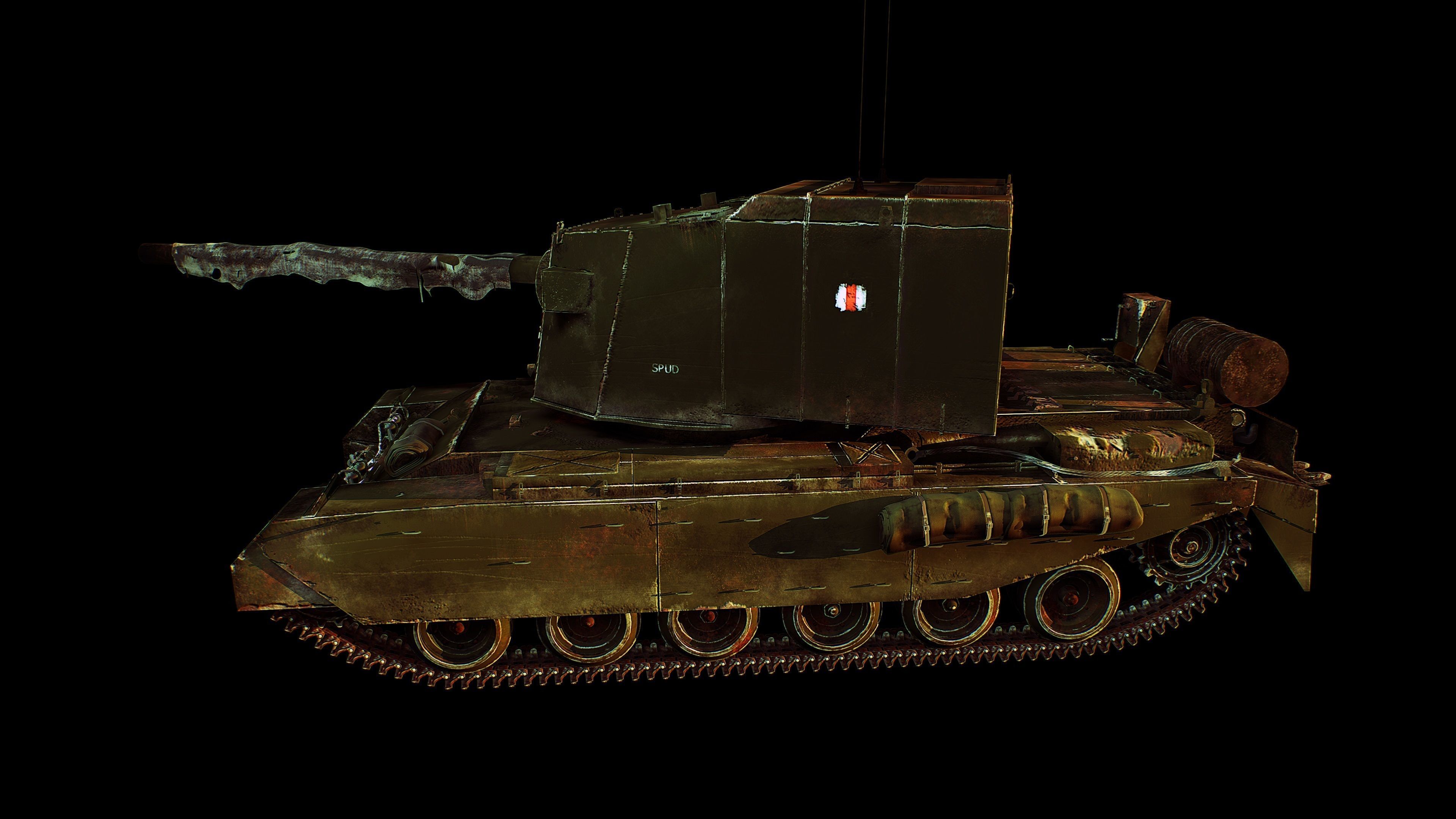 TANK FV-4005-stage-II 3D model | CGTrader