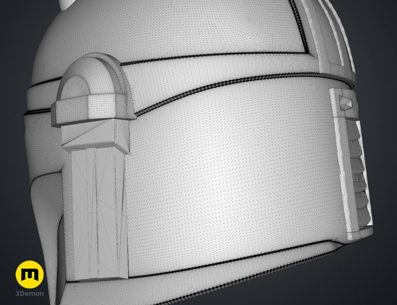 The Mandalorian Armorer Blacksmith helmet 3D model 3D printable | CGTrader