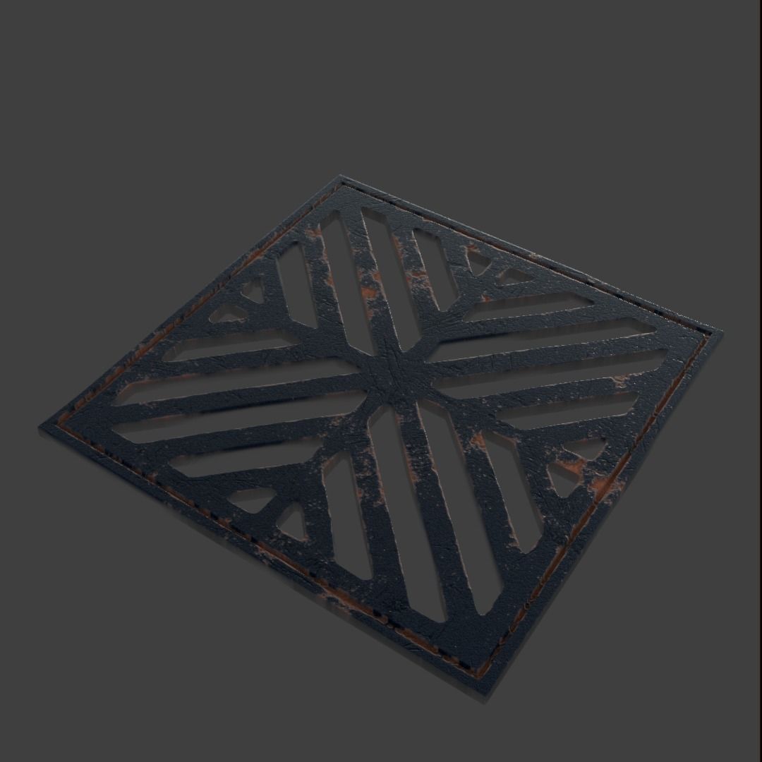 Texture Manhole-Sewer-Drain Covers 15 PBR Texture Set VR / AR / low ...