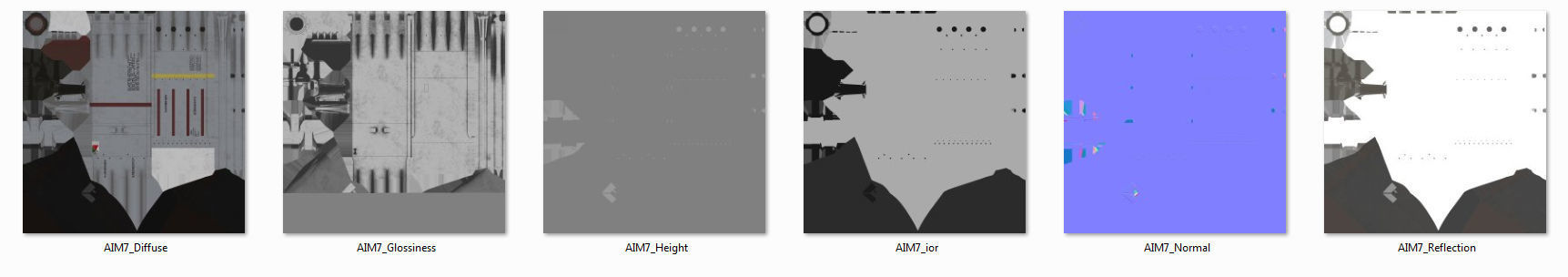 3D model AIM 7 VR / AR / low-poly | CGTrader