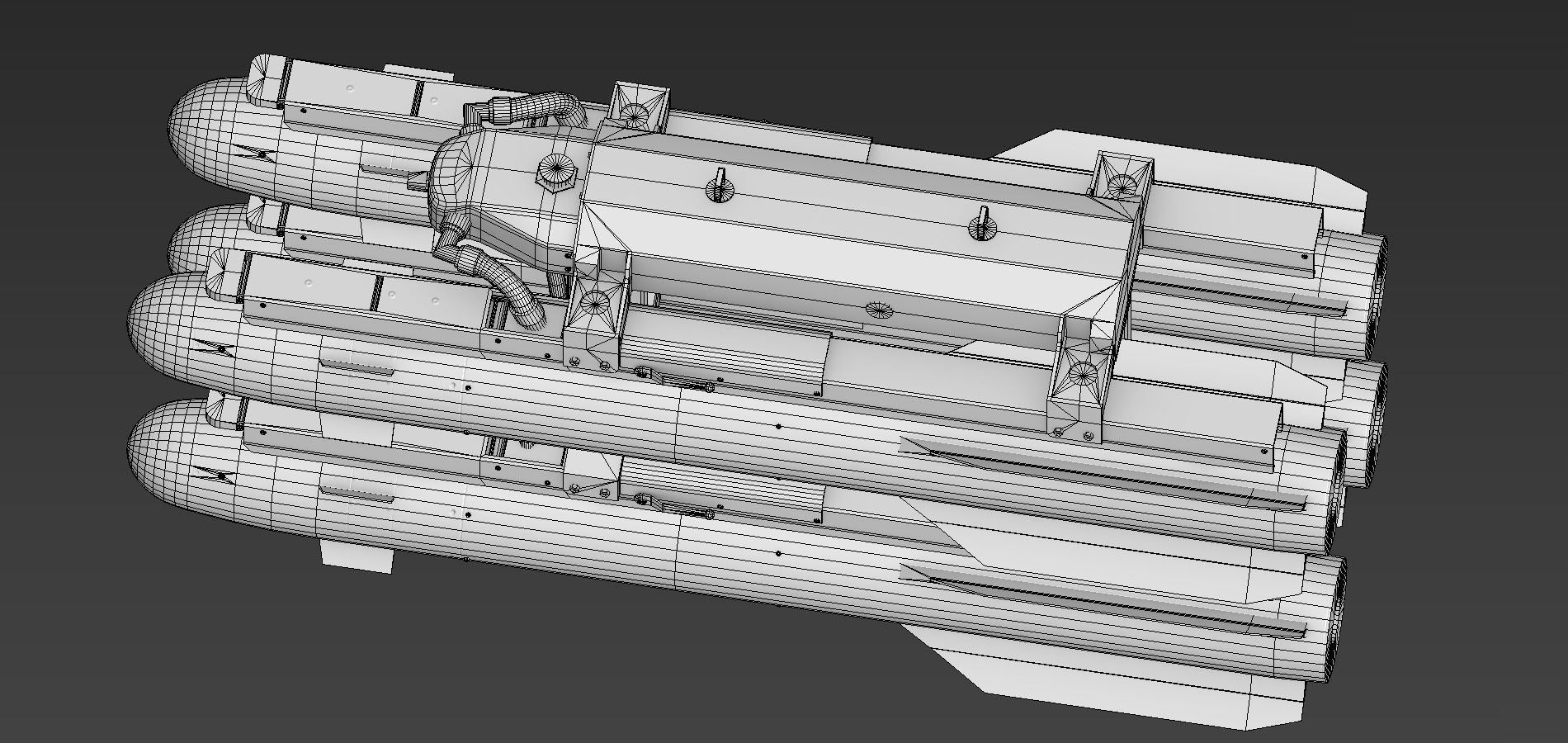 3D model Hellfire Missile Launcher VR / AR / low-poly | CGTrader