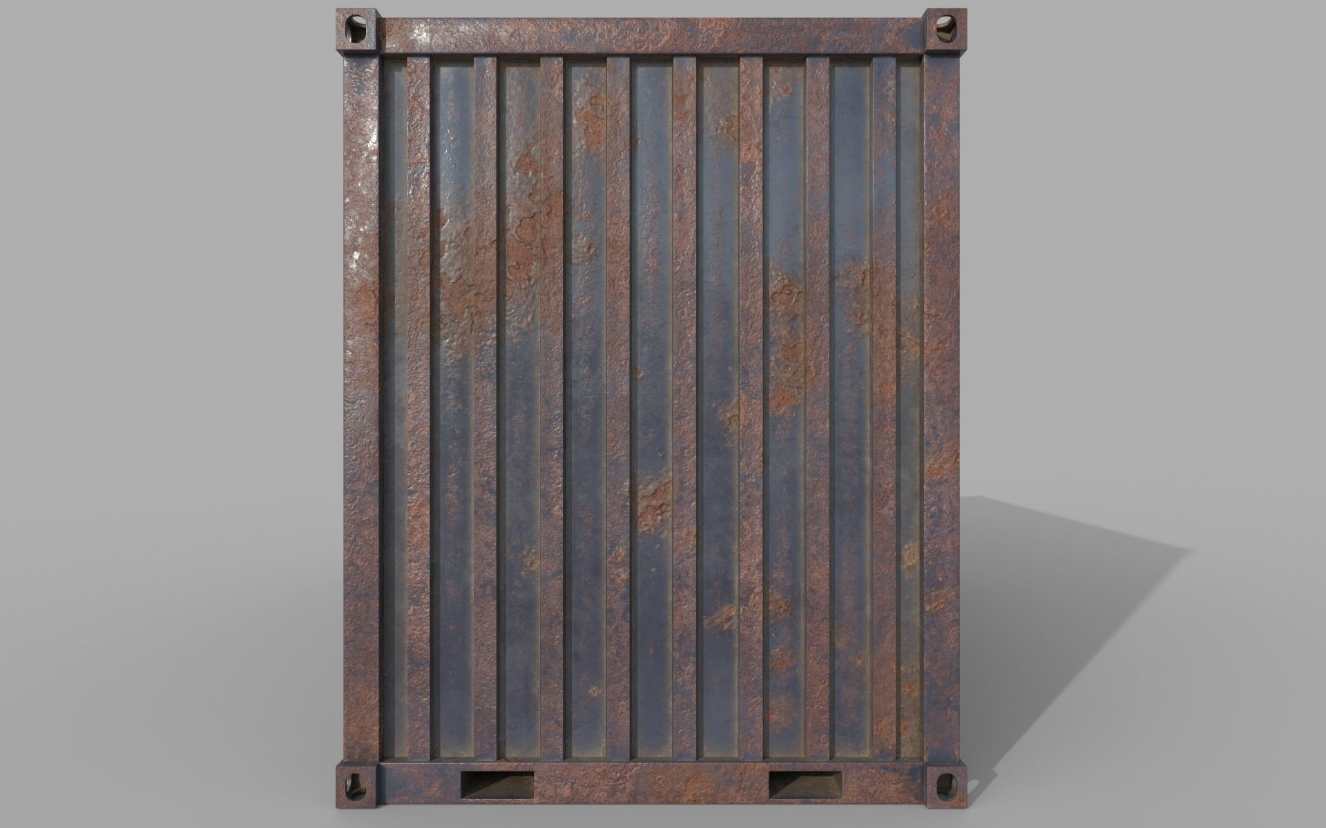 3D model Rusty Shipping Container PBR Low-Poly Game Ready 3D Model VR / AR / low-poly | CGTrader