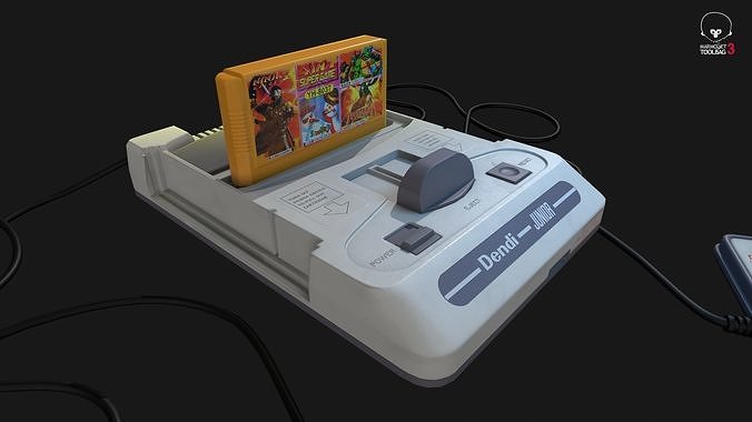 3D model Dendy Junior II with gamepads VR / AR / low-poly | CGTrader