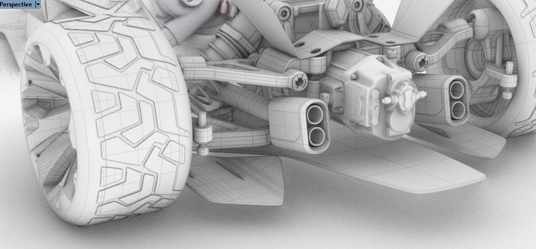 3D model Senna Rally Fighter V12 VR / AR / low-poly | CGTrader