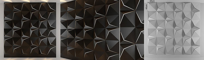 3d panel 17 3D model | CGTrader