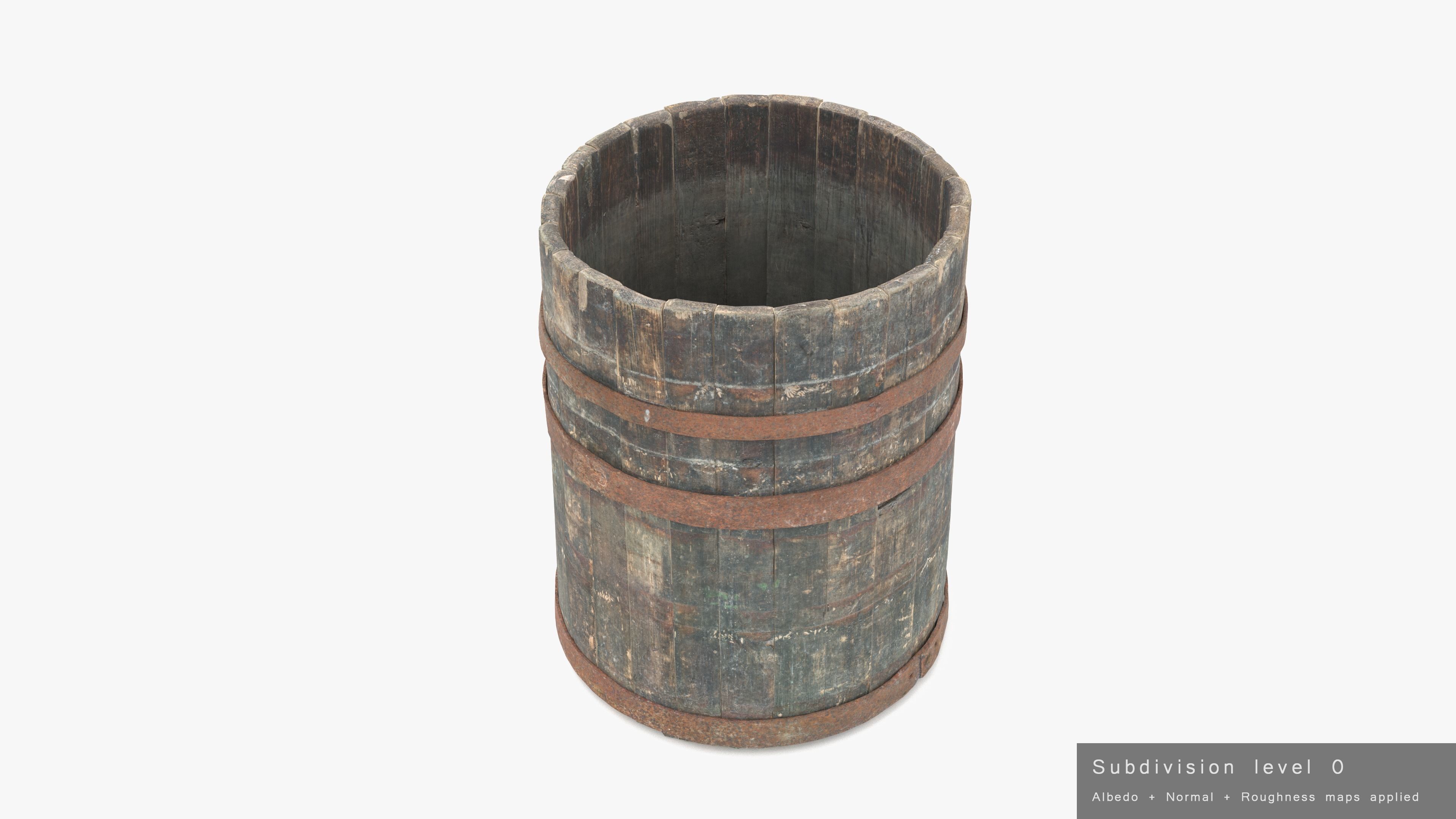 3D model Modular Vat Barrel VR / AR / low-poly | CGTrader