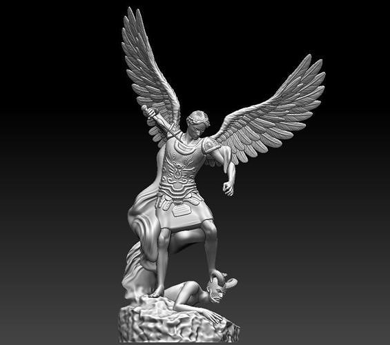 Saint Michael 3D model | CGTrader
