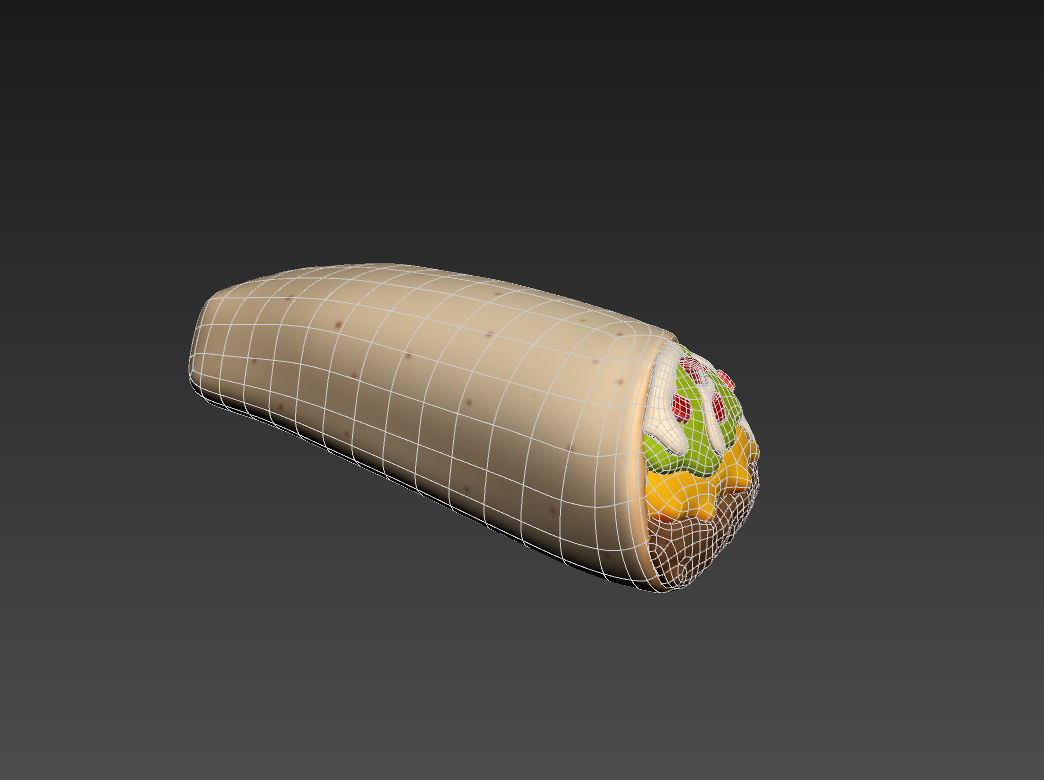 Burrito 3D model | CGTrader