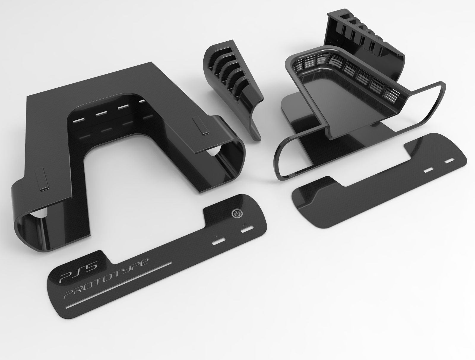 PS5 prototype of a game console 3d print model 3D model 3D printable ...