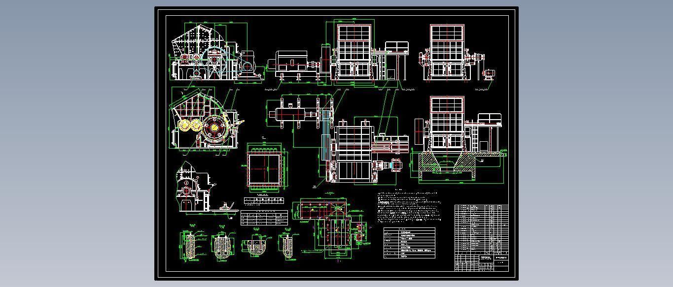 2022 IMPACT CRUSHER COMPLETE SET OF DRAWING 3D model | CGTrader