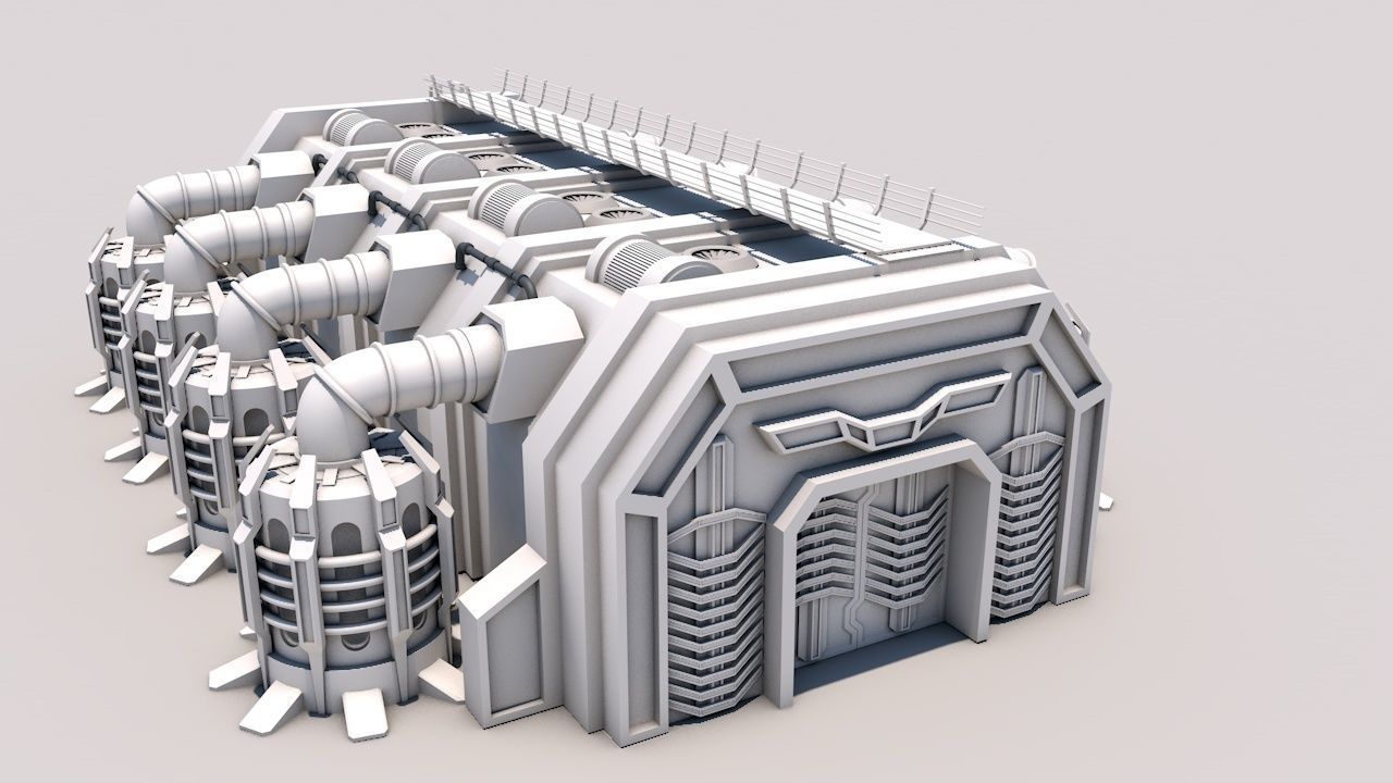building space - base 3D model | CGTrader